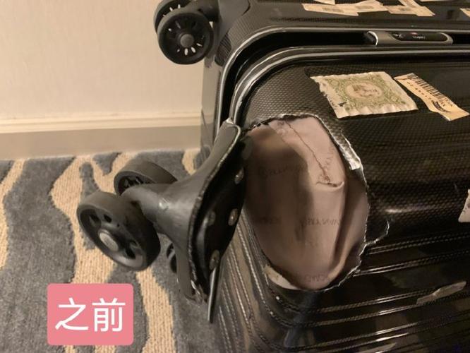 行李箱轮子不顺滑