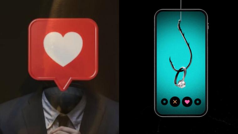 Tinder的背景故事图标