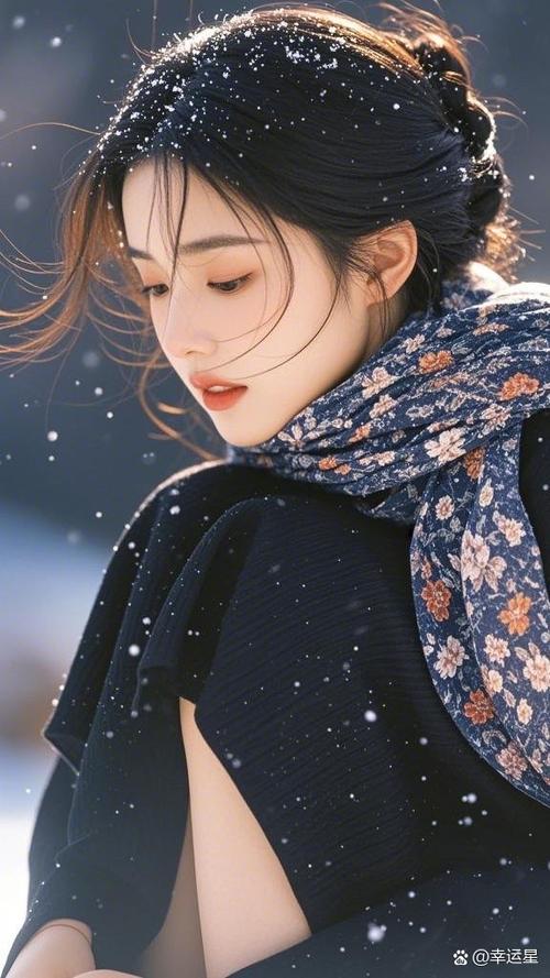 雪美女 唯美图片图标