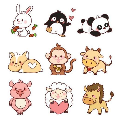 小贴纸图片大全图标