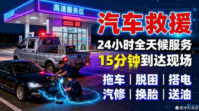 车搭电救援附近24小时截图
