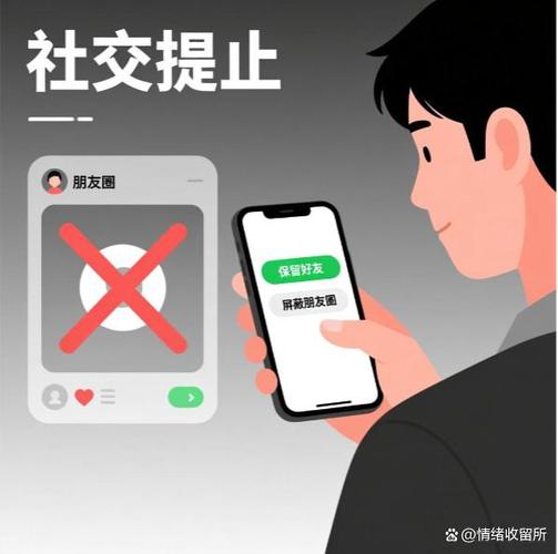 女生屏蔽你的朋友圈心理图标