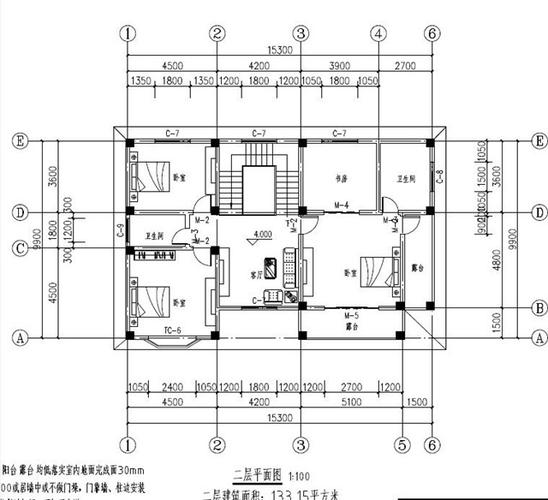 用cad画房屋平面图截图