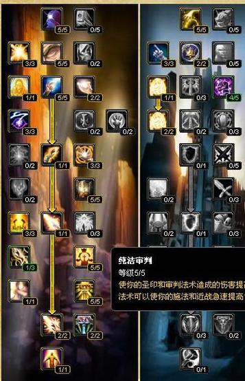 怀旧服80奶骑天赋推荐图标