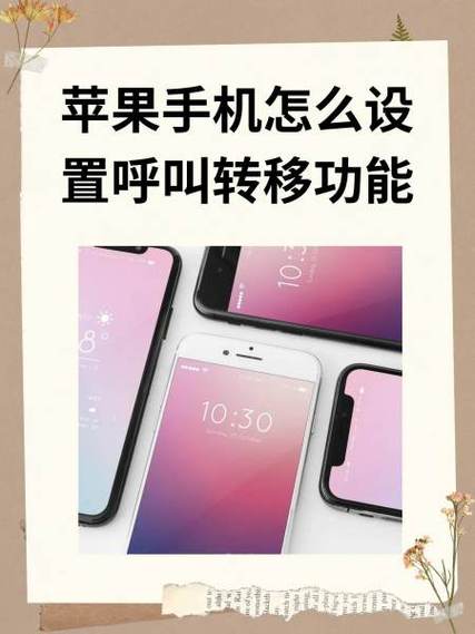 苹果怎么开呼叫转移图标