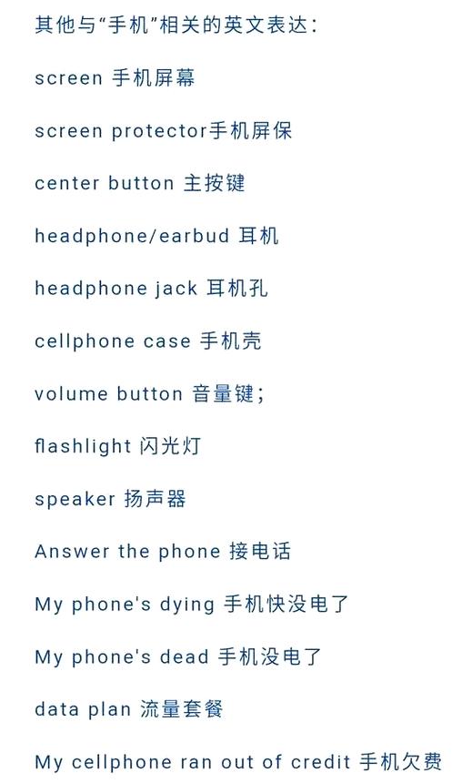 手机流量 英文截图