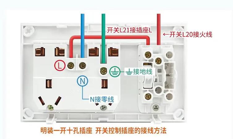 公牛地插座安装图图标