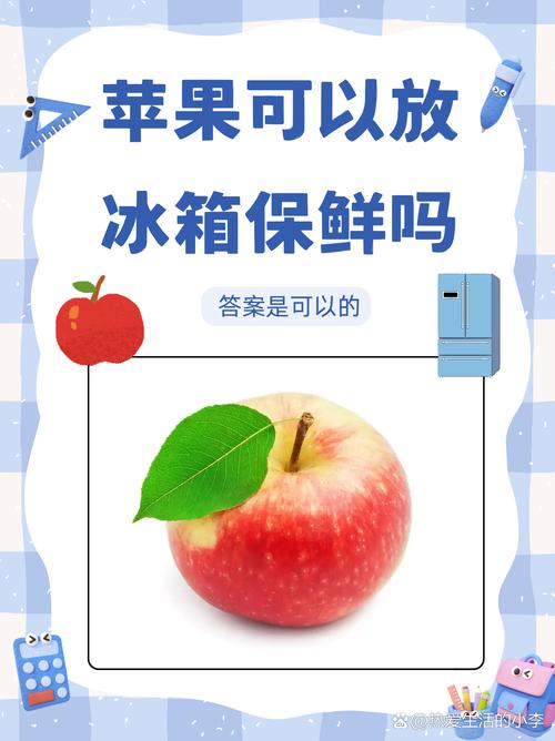 苹果可以放冰箱冷藏吗?图标