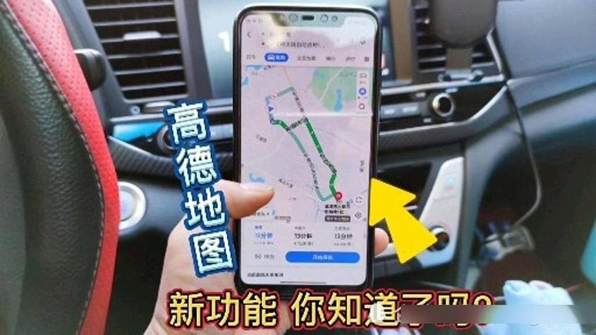 高德查自己车辆定位截图