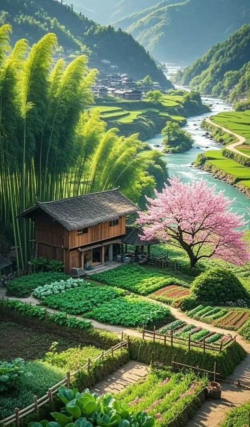 村庄实景卫星地图