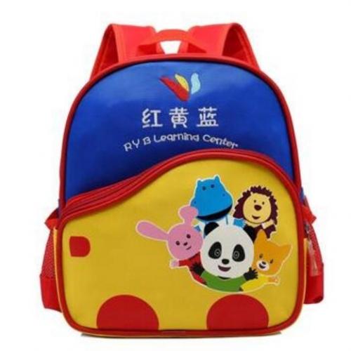 红黄蓝书包图标