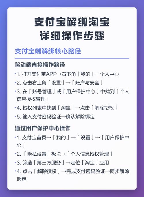 淘宝号和支付宝怎么解绑截图