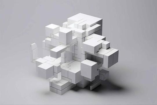 白色立方体截图