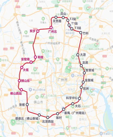 里水地铁8号线截图