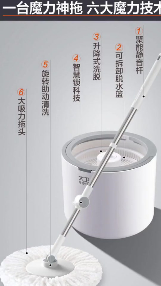 大卫拖把桶怎么拆卸截图