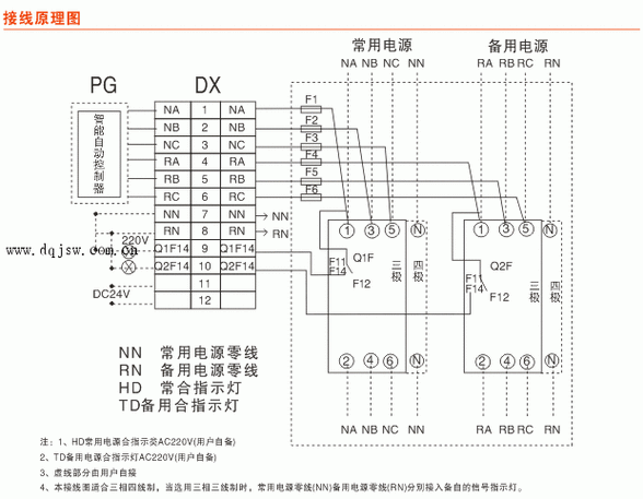 备用电源自动转换线路图解截图