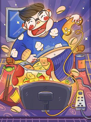 免费肥宅漫画图标