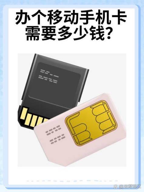 现在办张手机卡需要多少钱截图