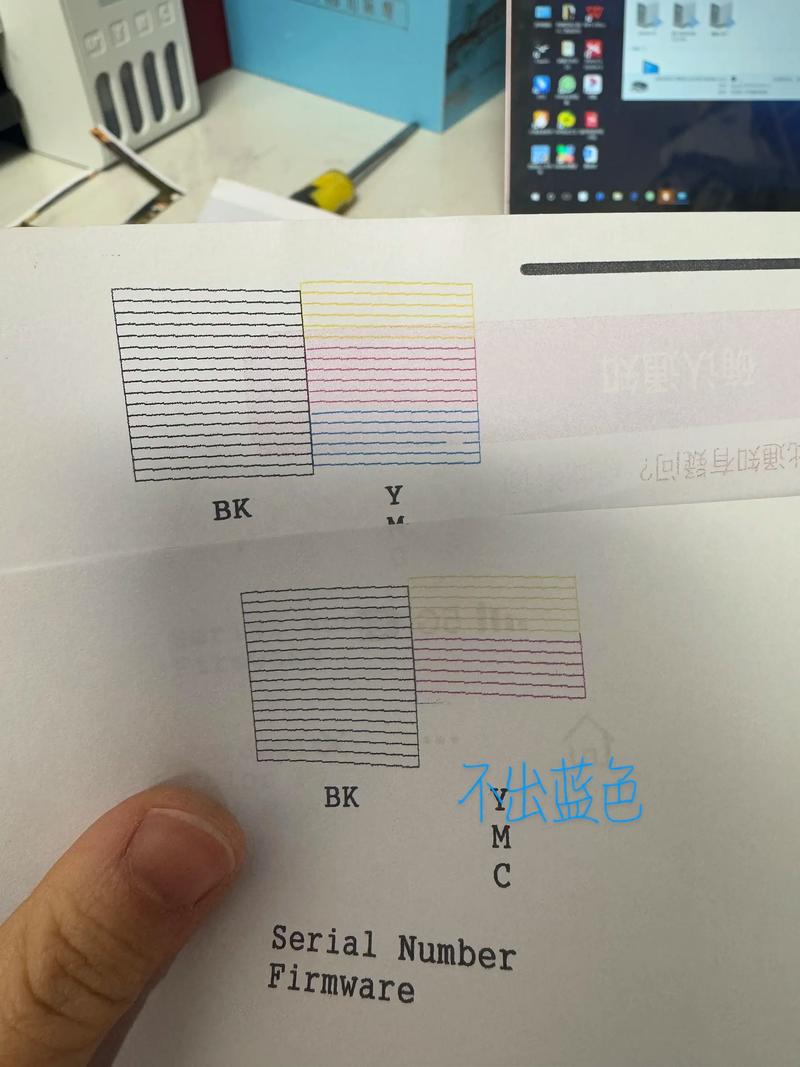 爱普生打印机有墨打出来空白图标