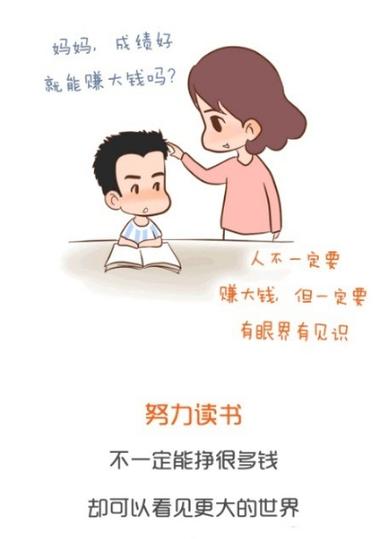 告诉孩子不努力读书的后果图标