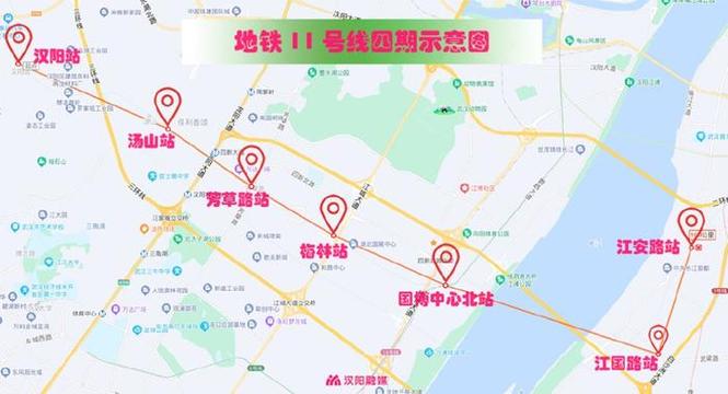 武汉地铁11号线新规划图标