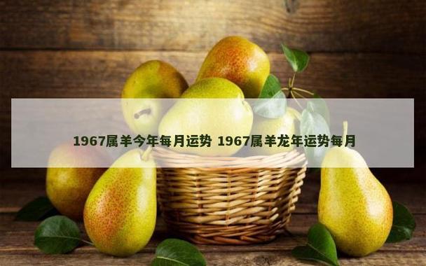 1967属羊今年每月运势图标
