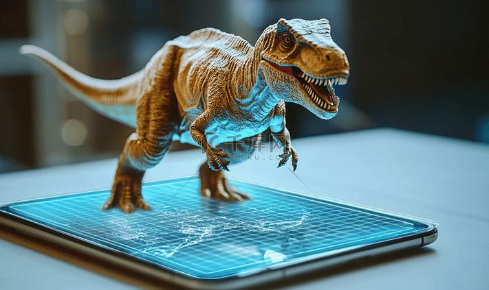 AR恐龙3D图标