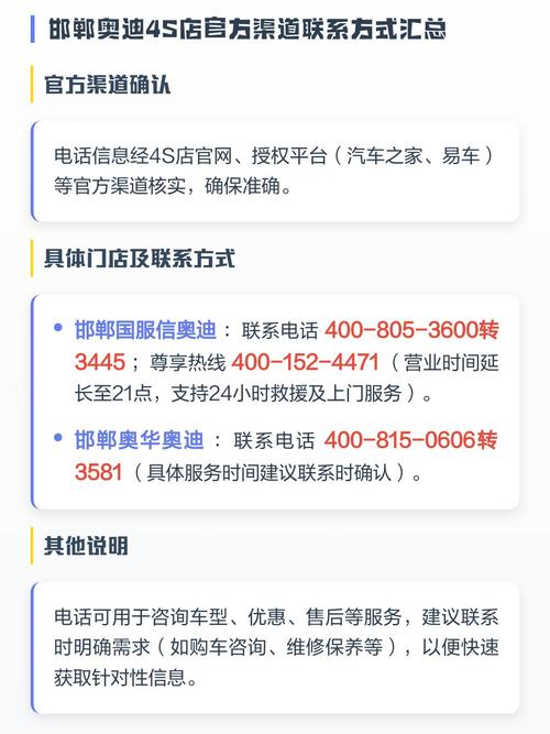 邯郸奥迪4s店电话图标