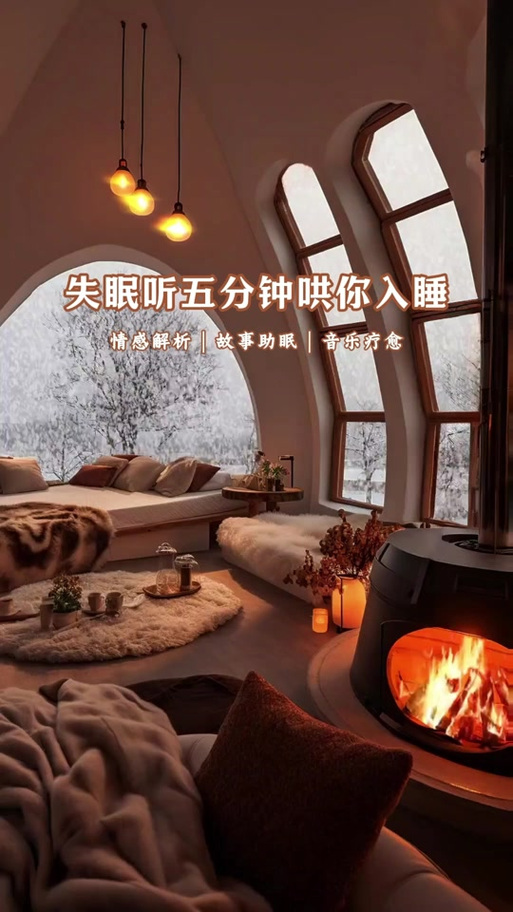睡觉听故事助眠图标