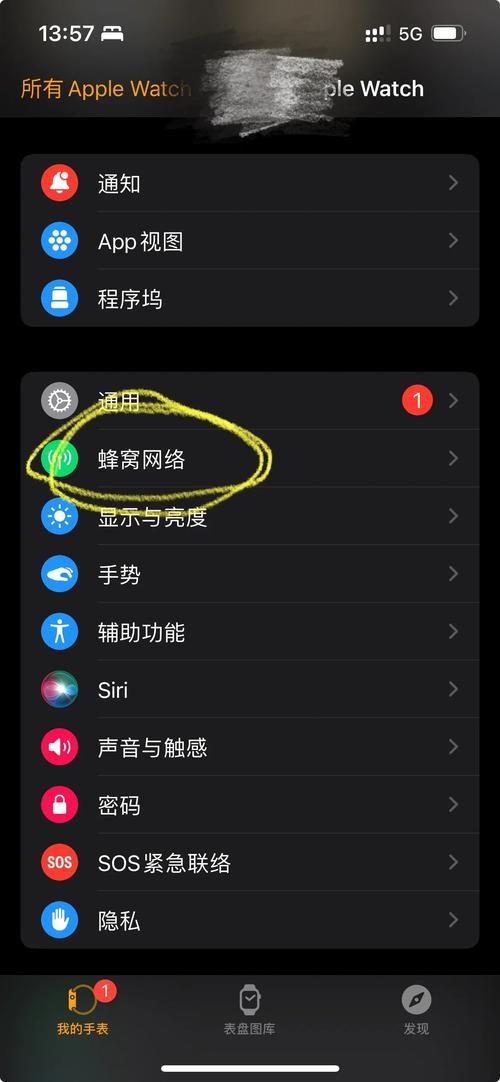 如何取消苹果手表一号双终端图标