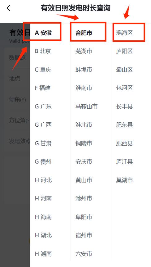 各省光伏发电有效小时截图
