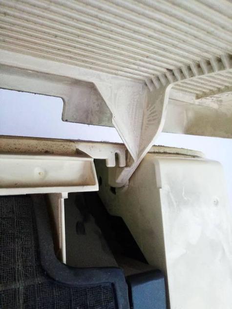 空调盖子打开合不上截图