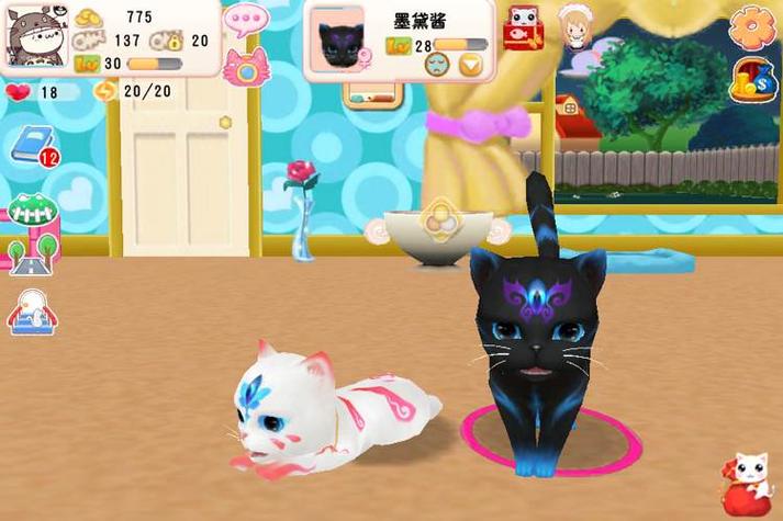 晴天小猫怎样可以养三只猫图标