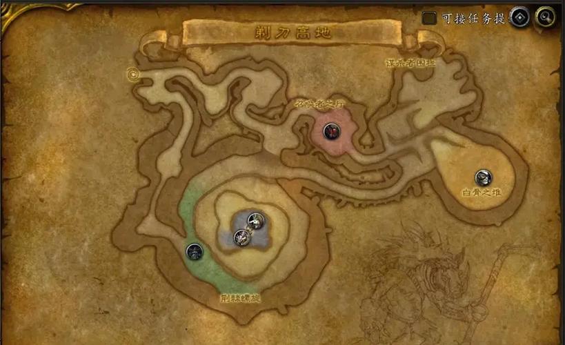 魔兽世界剃刀高地副本入口图标