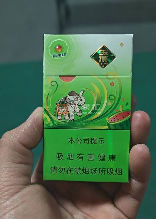 绿色盒子的烟图标