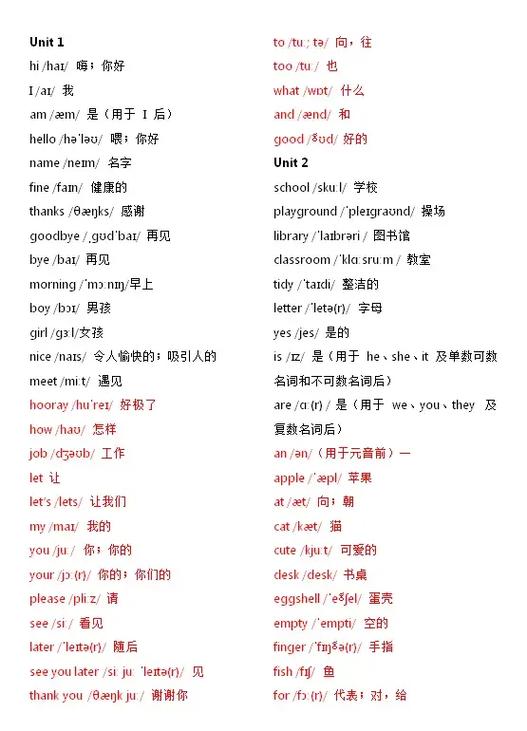 三年级上册英语音标图标