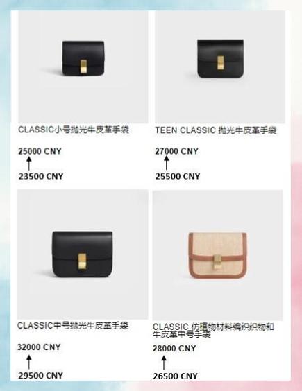 瑟琳celine官网截图