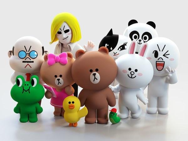 linefriends11位人物图标