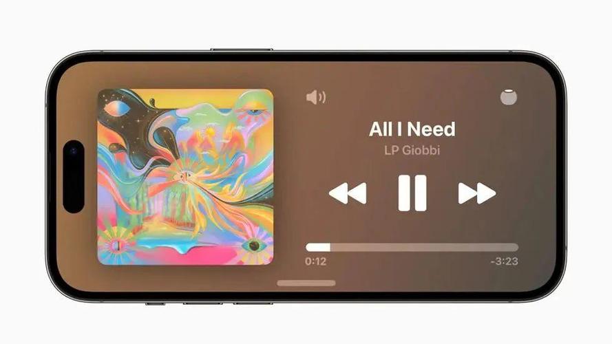iPhone横屏音乐播放器截图