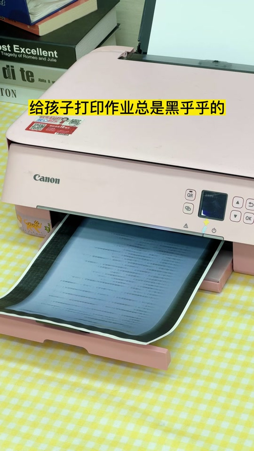 佳能打印机打黑白设置截图