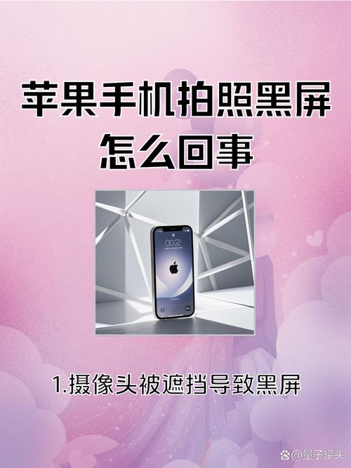 苹果自拍摄像头黑屏图标