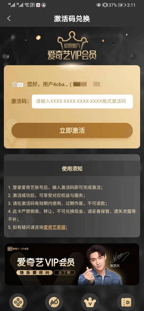 如何激活爱奇艺激活码图标