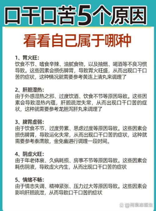 晚上睡觉口干舌燥是什么原因