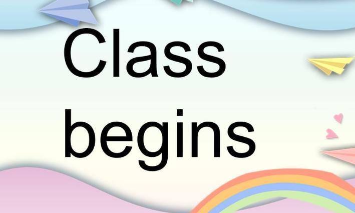classbegin要加s吗