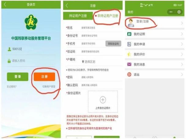 残疾人证到期换证流程图标