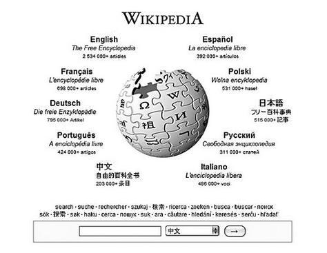 中文版wikipedia截图