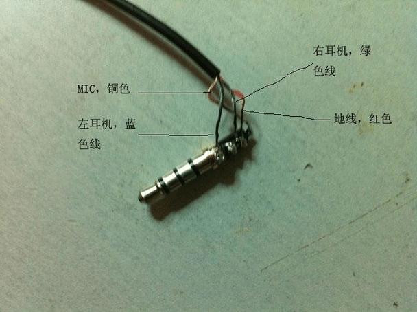 vivo耳机接线图四线颜色截图