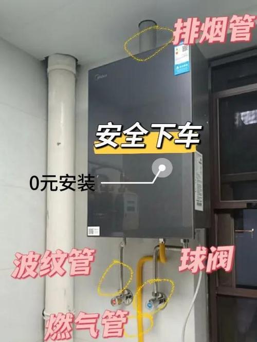 美的燃气热水器e1图标