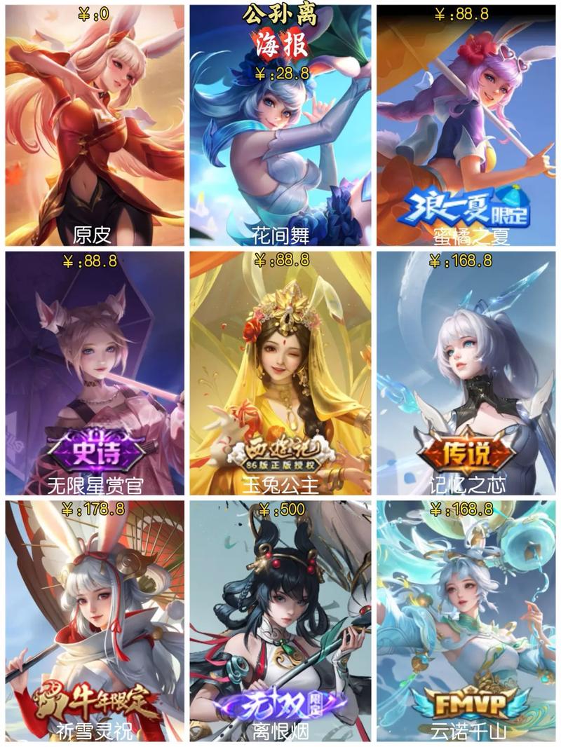 公孙离还会出皮肤吗图标
