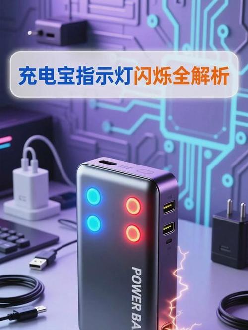 充电宝充电只亮一个灯图标